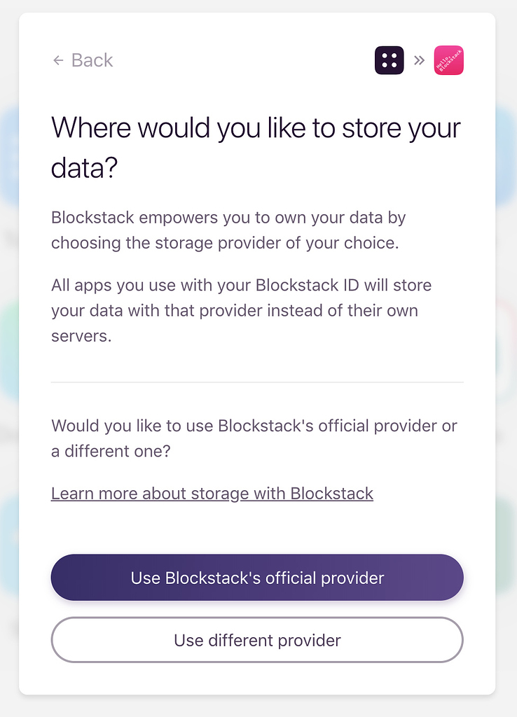 User choice of Gaia hub now available during onboarding - Storage (Gaia) - Stacks Forum