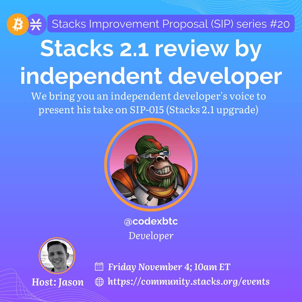 10am ET Friday SIP Call This Week Guest Speaker codex Stacks 10am-et-friday-sip-call-this-week-guest-speaker-codex-stacks